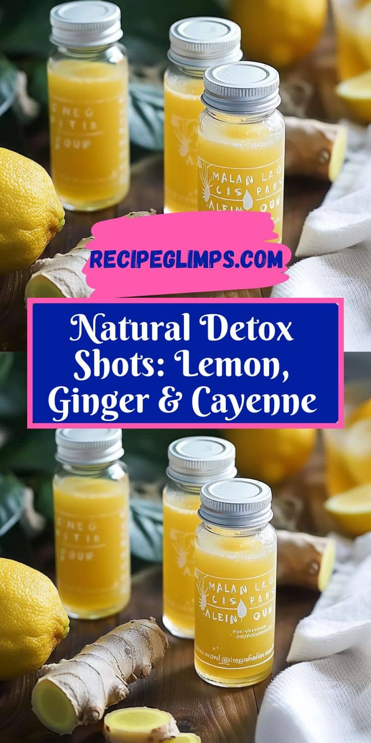 Lemon Ginger Shot Recipe With Cayenne (Immunity Shots) | Recipe Glimpse