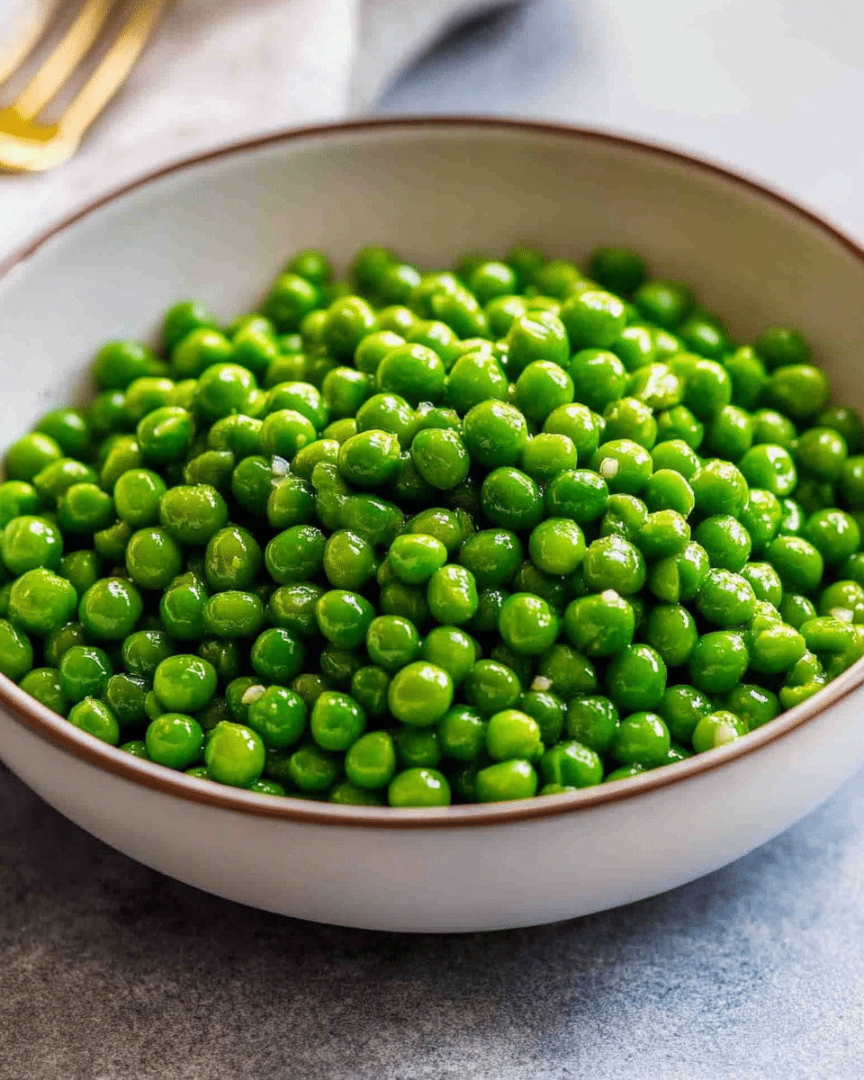 Garlic Buttered Peas | Recipe Glimpse