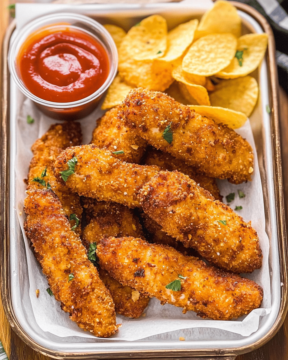 Potato Chip Chicken Tenders | Recipe Glimpse