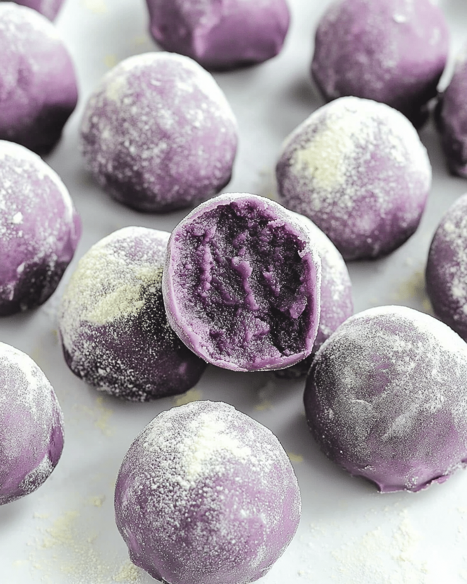 White Chocolate Blueberry Truffles | Recipe Glimpse