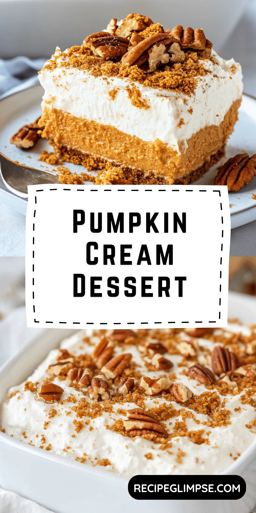 No Bake Pumpkin Dessert | Recipe Glimpse