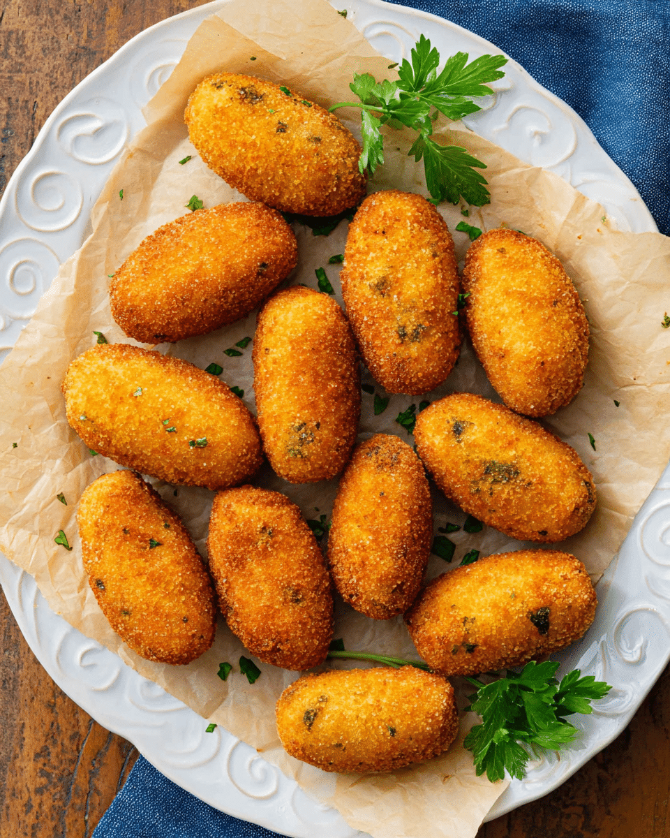 Italian Potato Croquettes: Crispy, Cheesy Bites for Any Occasion
