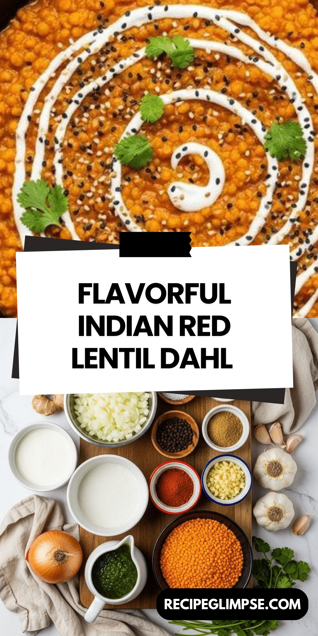 Indian Red Lentil Dahl – Warm, Comforting Vegan Curry