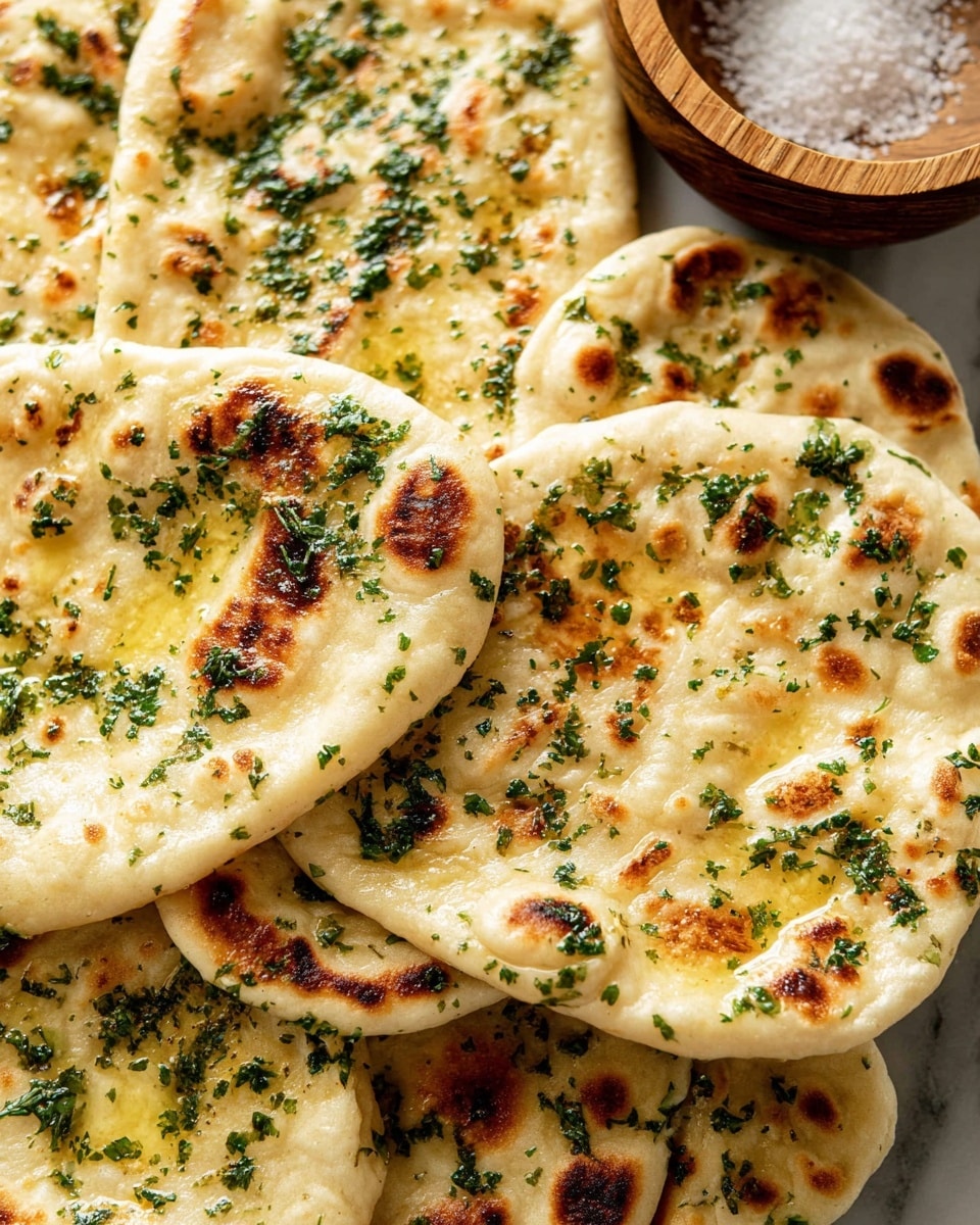 Garlic Naan Bread: Soft, Fluffy, Homemade Indian Naan